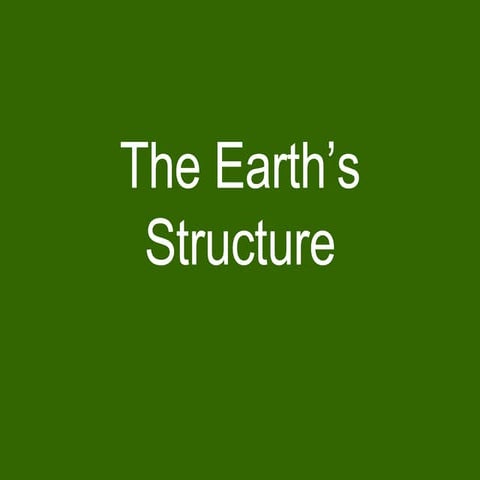 Earths Structure | PPT