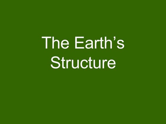 Introduction to Earth | PPT