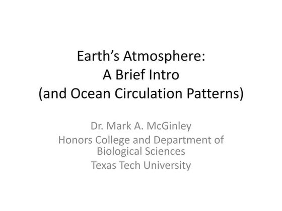 Atmosphere lesson | PPT