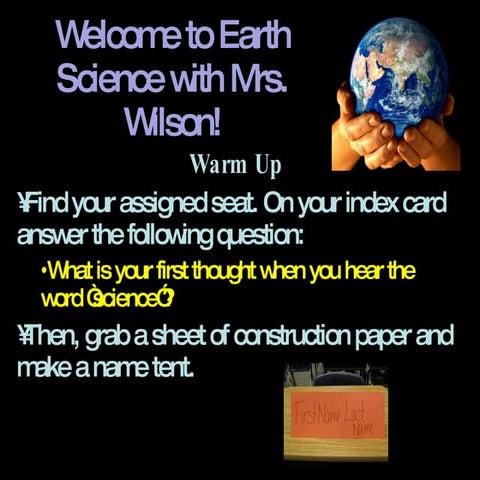 Earth Science activity -First Day -[1].pptx