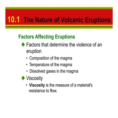 EarthSci 5 - Volcanic Eruptions | PDF | Geology | Science