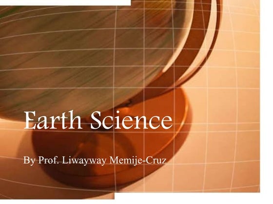 Grade 11 Earth & Life Science Lesson 1 | PPTX