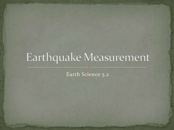 Earthquake Scales - Mercalli scale vs Richter scale | PDF | Geology ...