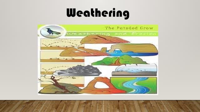 Weathering of Rocks | PPTX