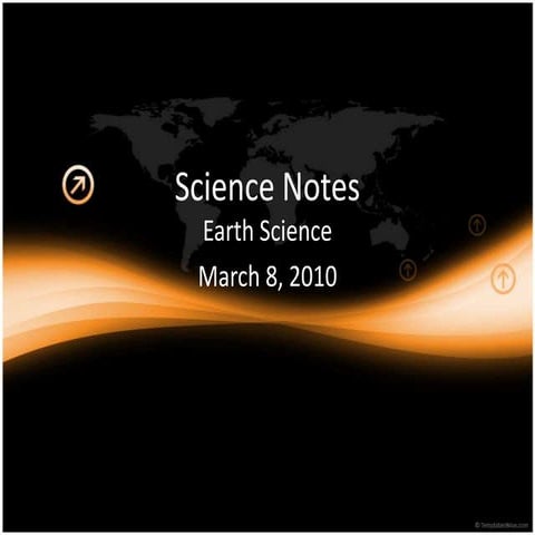 Earth Science Notes | PPTX