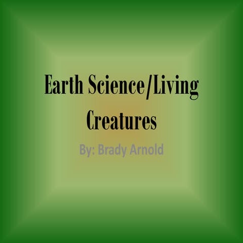 Earth science presentation for tech class | PPT