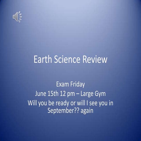 Earth science review 2012 | PPT