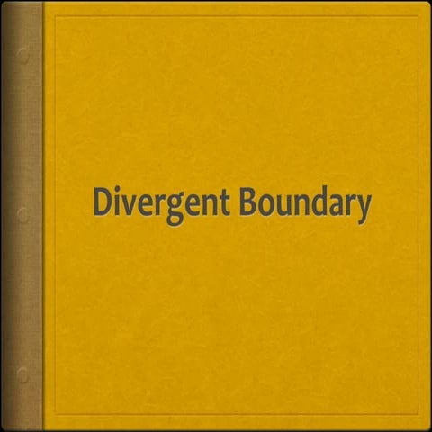 Divergent Boundary Earth Science Shon Class J | PPTX