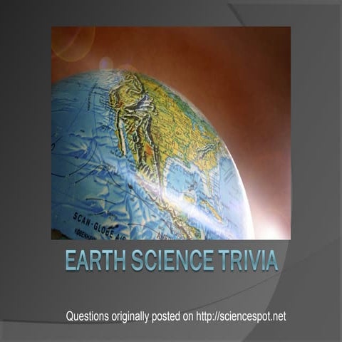 Earth sciencetrivia | PPT