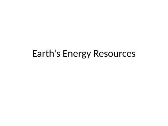 Sources of energy | PPTX