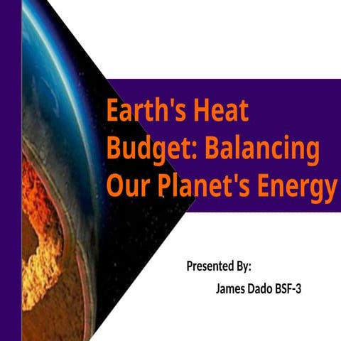 Earth’s Internal Heat for grade 11 STEM Earth Science | PPTX