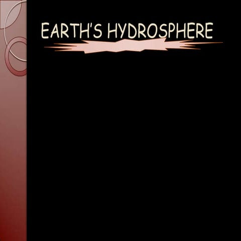 Hydrosphere | PPTX