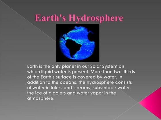 The Water Cycle: Earth's Essential Process | PPT