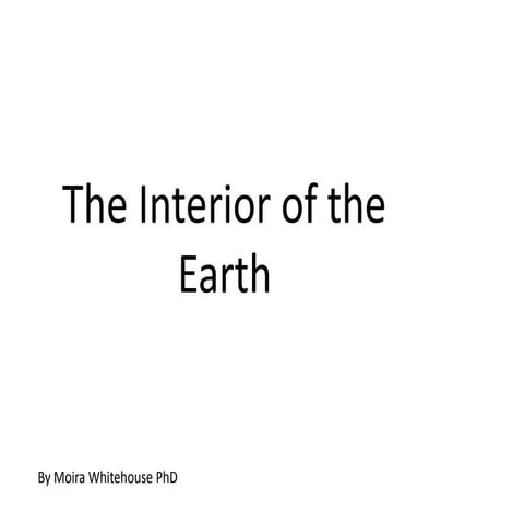 Earth's insides (teach) | PPTX