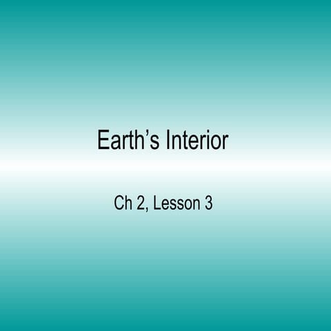 Internal structure of the Earth | PPT