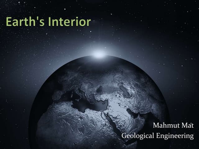 Mechanical layers of the earth | PPTX