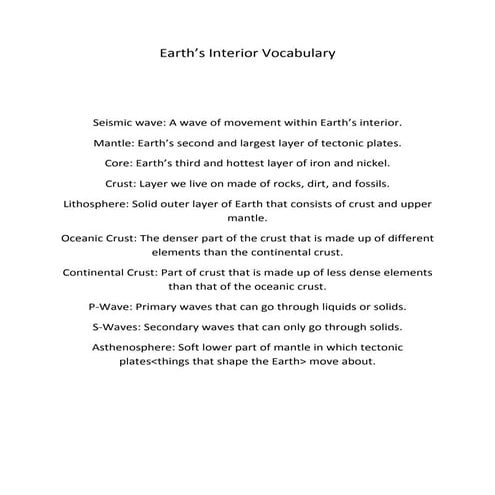 Class 7the interior_of_the_earth | PPTX