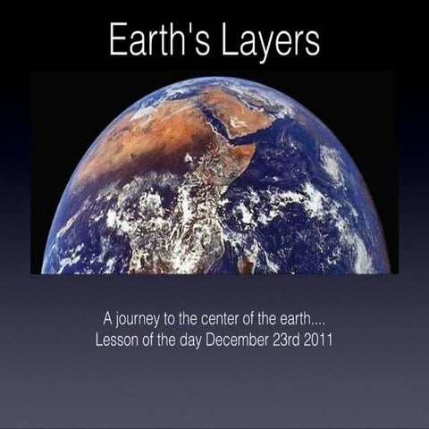 Earth's layers | PDF