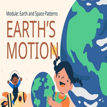 Earth's Motion and season for grade 5.pptx