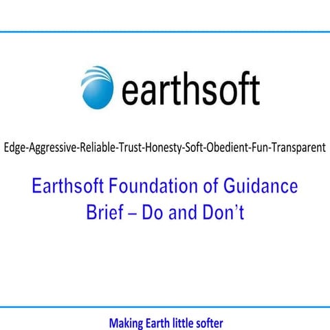 Earthsoft do and do-not-20-dec-09 | PPT