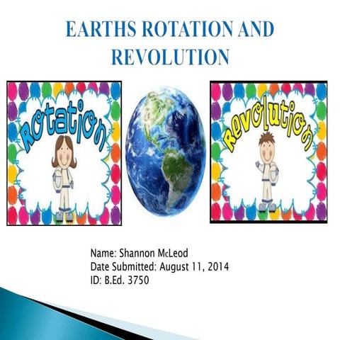Rotation and revolution powerpoint | PPTX