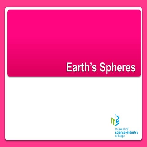 Earth's spheres | PPTX