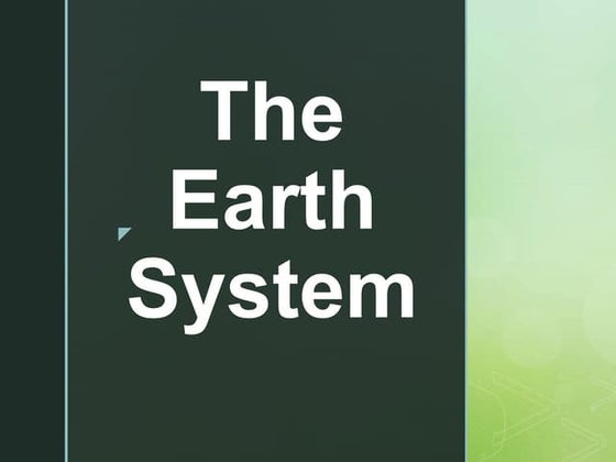 The Earth System | PPT