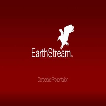 EarthStream corporate presentation | PPT