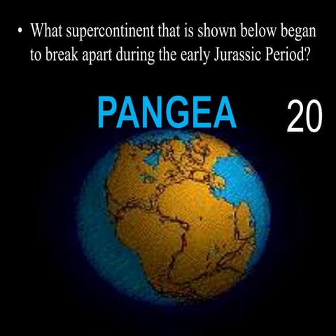 Geologic Timeline of Earth Quiz Game PowerPoint, Earth Science Lesson ...