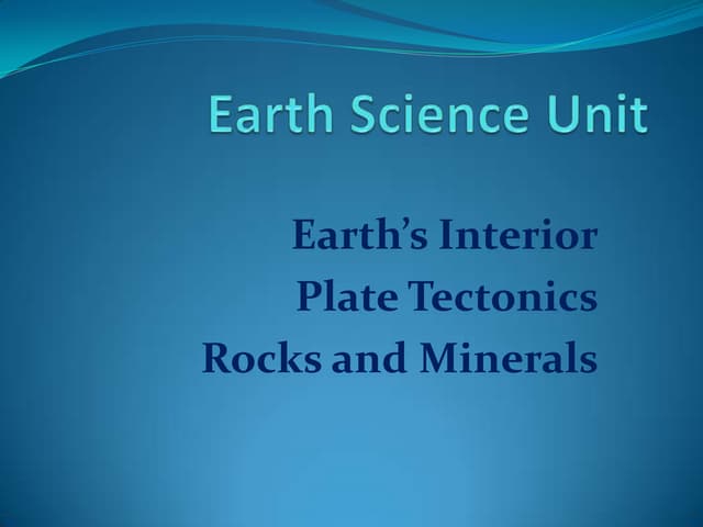 5th Grade Ch 9 Lesson 1 What Is The Structure Of Earth | PPT | Geology ...