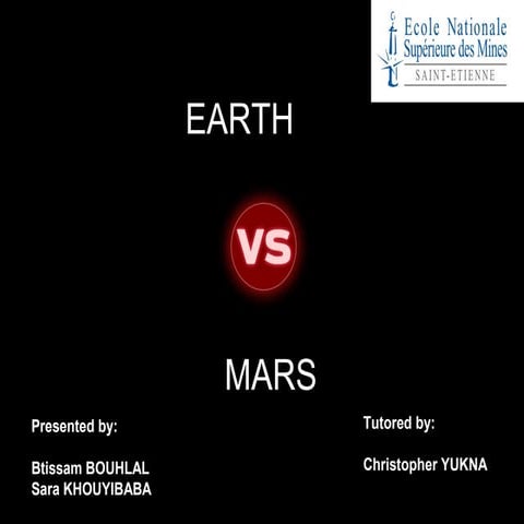 Earth vs mars | PPT