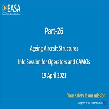 Normativa EASA parte 26 conferencia EASA | PDF