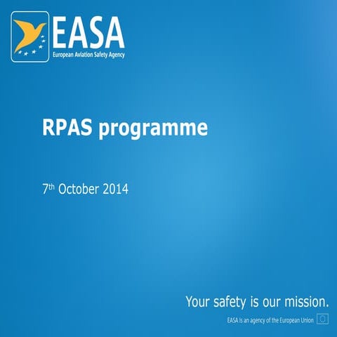 EASA RPAS Programme. Cristina Angulo. EASA | PPT