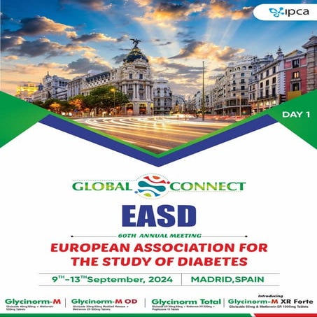 EASD 2024 - IPCA - DAY 1 VARIOUS TOPICS DISCUSSED FROM DAY 1 TO BE FOLLOWED. | PDF