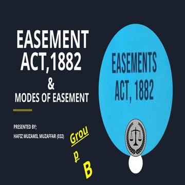 easement Act 1882 Comprehensive Analysis of the Easement Act, 1882 ...