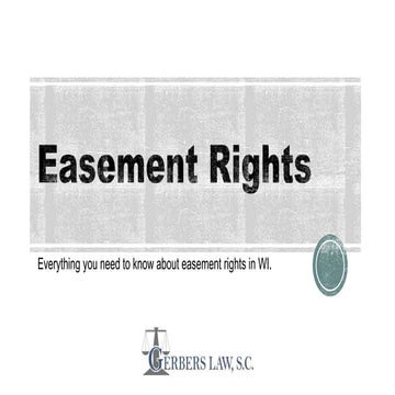 Easement rights | PPTX