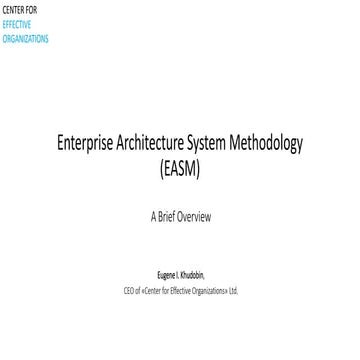 EASM. A Brief Overview | PPTX