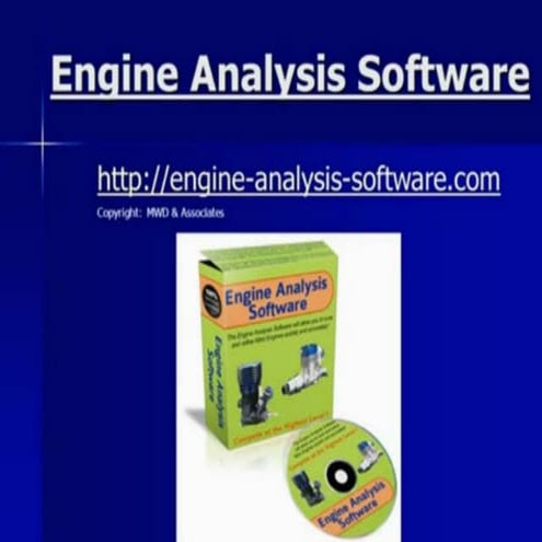 Nitro RC Engine Analysis Software | PDF