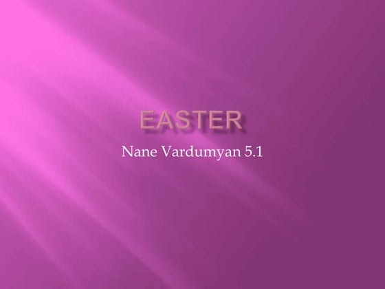 Easter powerpoint | PPSX