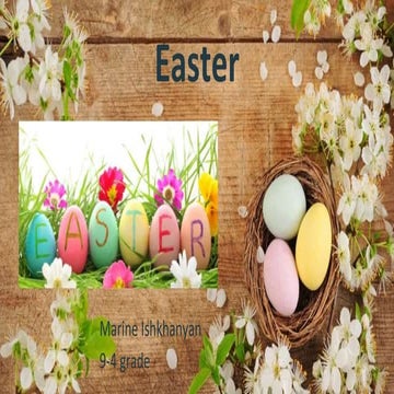 Easter | PPTX | National & Civic Holidays | Holidays
