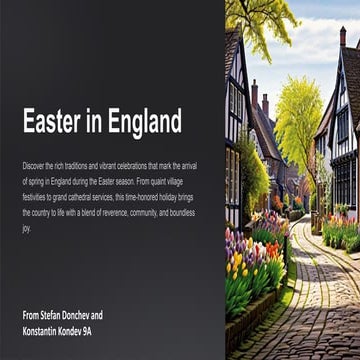 Easter in England -Discover the Traditions | PPTX | National & Civic ...