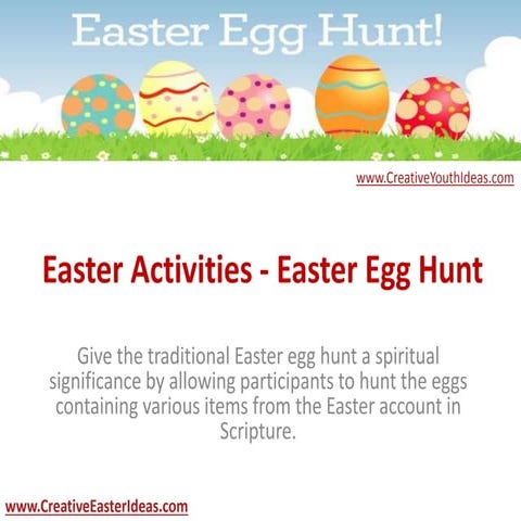 Easter Activities - Easter Egg Hunt | PPTX