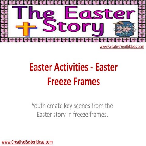 Easter Activities - Easter Freeze Frames | PPT