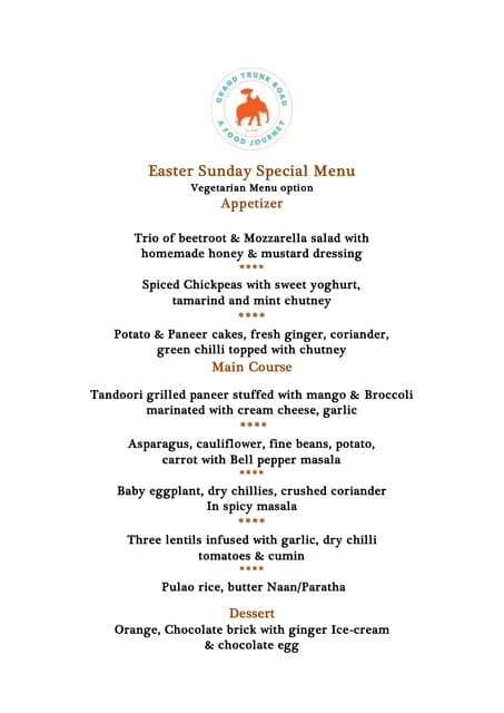 Weekend feast sat sunday lunch menu | PDF