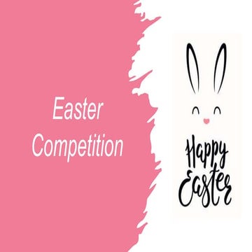 Easter Competition English Kids Very Nice | PPT