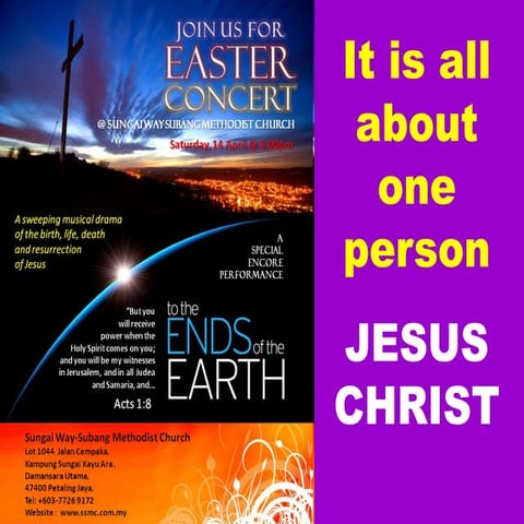 Easter Concert message | PPT
