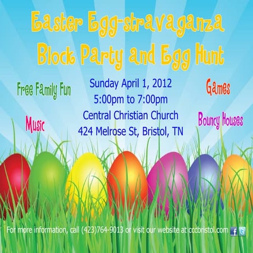 Easter Egg-stravaganza Block Party | PDF