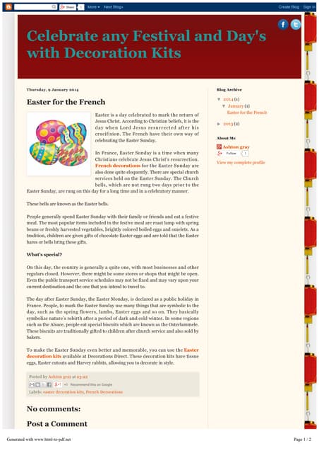 Easter holidays | PPT