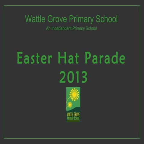 Easter hat parade 2013 | PPT