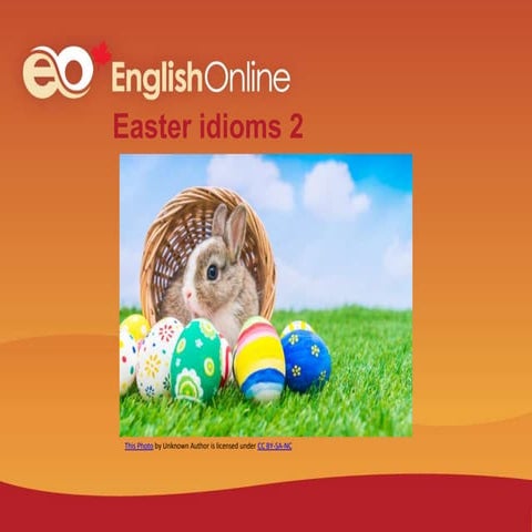 Easter idioms 2 | PPTX